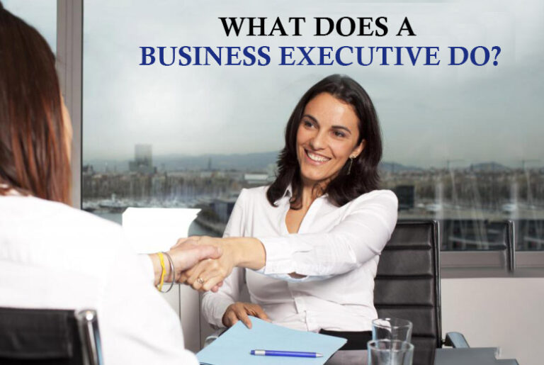 What does a business executive do?