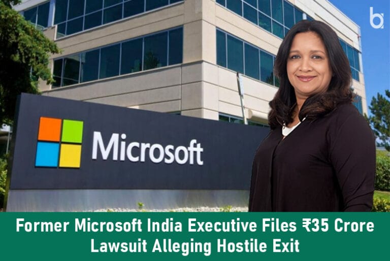 Microsoft India Lawsuit: Former Executive Sues for ₹35 Crore